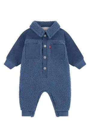 LEVI'S Denim And Fleece Romper