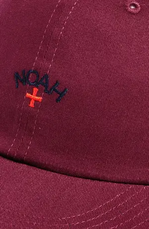 NOAH Core Logo Baseball Cap - Maroon