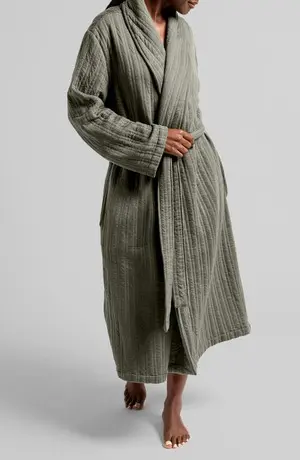 PARACHUTE Cozy Knit Robe - Moss