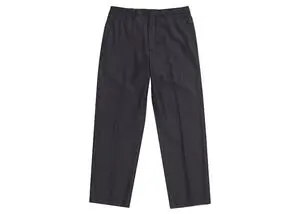 Supreme Striped Wool Trouser - Black