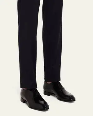 CHRISTIAN LOUBOUTIN Lafitte Spike Leather Oxfords