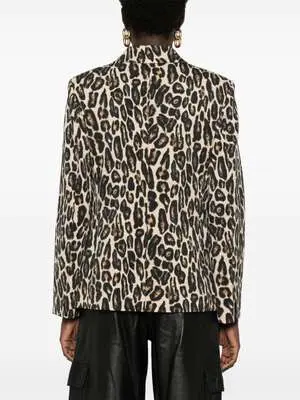 Theory Leopard-pattern Blazer