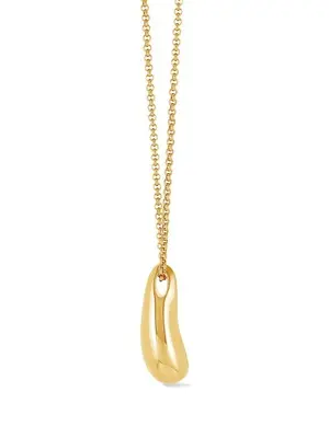 DOWER & HALL Large Pebble Droplet Pendant - Gold