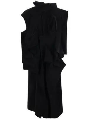 Yohji Yamamoto Draped Maxi Coat