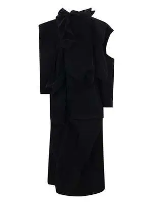 Yohji Yamamoto Draped Maxi Coat
