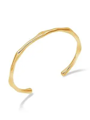 DOWER & HALL Waterfall Torque Bracelet - Gold