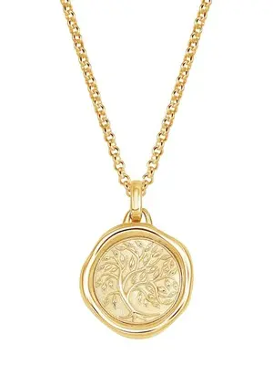 DOWER & HALL Tree Of Life Pendant Necklace - Gold