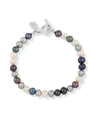 DOWER & HALL Timeless Pearl Bracelet - Blue
