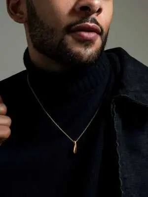 DOWER & HALL Lucky Teardrop Necklace