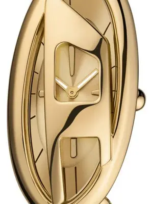 DIESEL® D-era 19mm Bracelet Watch - Gold