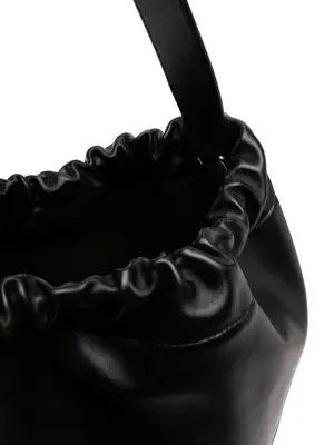Sacai Corner Metal Drawstring Bag - Black | Editorialist