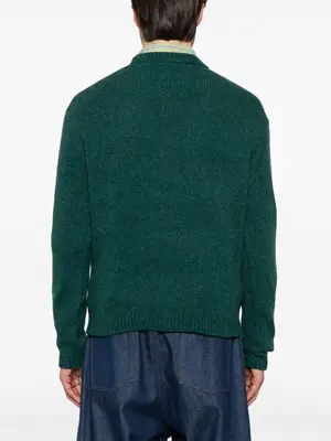 Maison Kitsuné Fox Intarsia-knit Sweater