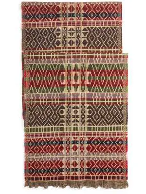 Ralph Lauren Graphic-print Cotton Scarf - Neutrals