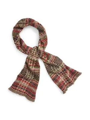 Ralph Lauren Graphic-print Cotton Scarf