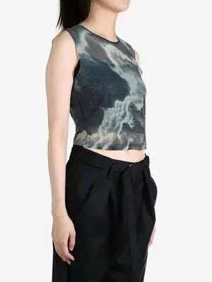 Alexander Wang Sheer Crop Top