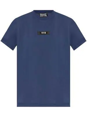 Versace Logo-patch T-shirt - Blue