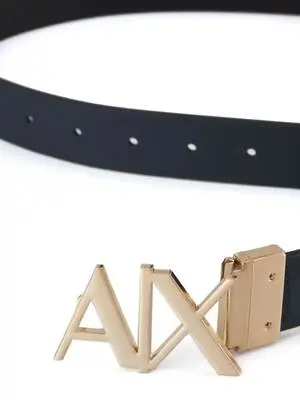 Armani Exchange Logo Buckle Belt