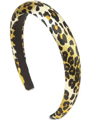 JENNIFER BEHR Jennifer Behr Tori Headband Leopard-print