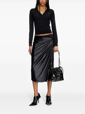 DIESEL® M-alima Knit Cardigan - Black
