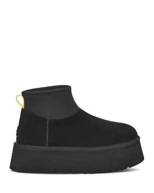 UGG Dipper Puffer Plushwarmer Boots - Black/black