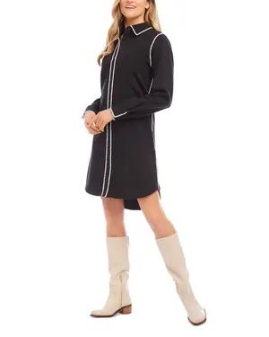 Karen Kane Edge Stitch Shirt Dress