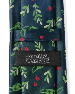 CUFFLINKS, INC. Grogu Holiday Neck Tie - Green