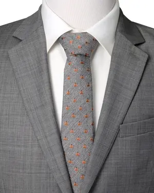 CUFFLINKS, INC. Pumpkin Herringbone Neck Tie