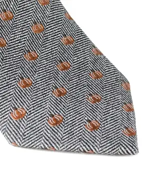 CUFFLINKS, INC. Pumpkin Herringbone Neck Tie
