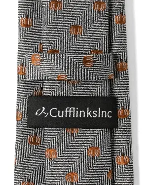 CUFFLINKS, INC. Pumpkin Herringbone Neck Tie