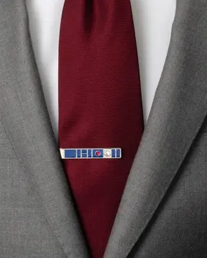 CUFFLINKS, INC. R2d2 Sliding Stone Tie Bar