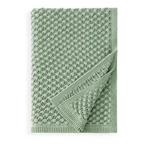 PERI HOME Crochet Knit Throw - Sage