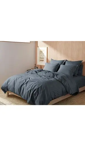 PARACHUTE Brushed Cotton Sham Set In . Also - Navy