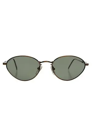SUNGLASS MUSEUM Vintage Torres Oval Sunglasses - Bronze