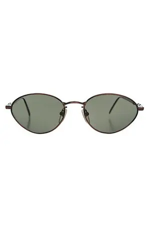 SUNGLASS MUSEUM Vintage Torres Oval Sunglasses - Copper