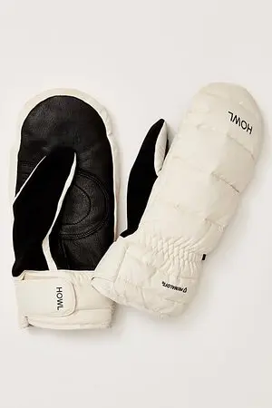 HOWL SUPPLY Down Mittens White