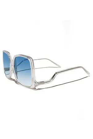 SUNGLASS MUSEUM Retro Mia Sunglasses Selected By - Blue Lens