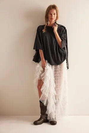 Free People Ruffle Maxi Skirts