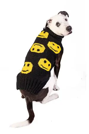 CHILLY DOG Smiley Dog Sweater