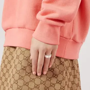 Gucci Icon Ring With Interlocking G
