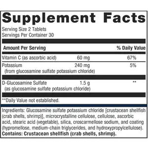 METAGENICS Glucosamine Sulfate 750 60 Tablets