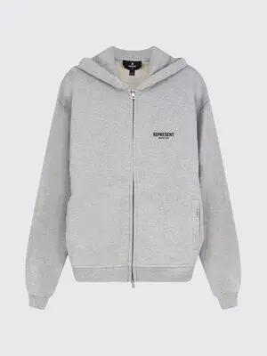 REPRESENT Zip Up Hoodie - Grey