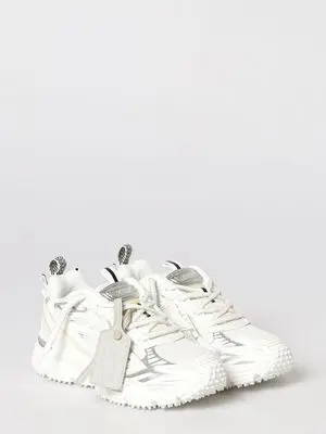 Off-White Leather And Mesh "be Right Back" Sneakers - White