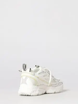 Off-White Leather And Mesh "be Right Back" Sneakers - White