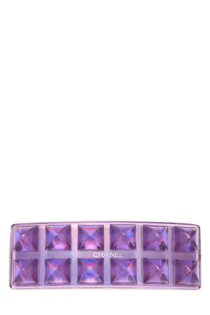Chanel Acrylic Barrette - Purple