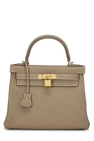 Hermès Hermès Togo Kelly Sellier 28 Grey