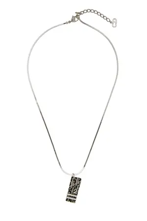 DIOR Silver Trotter Pendant Necklace