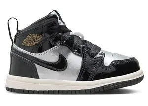 JORDAN 1 Mid Se - Black/metallic Silver/sail