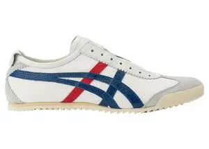 Asics Onitsuka Tiger Mexico Slip-on Deluxe Sneakers - White/asics Blue
