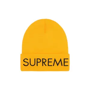 Supreme Capital Beanie - Gold