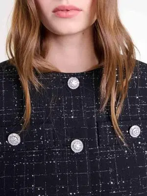 Maje Cotton Tweed Jacket